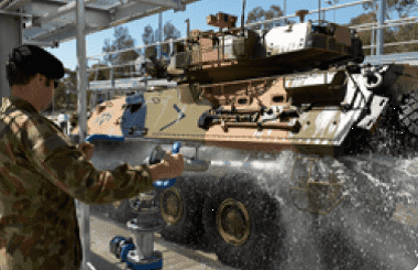 Wash Bay Wastewater Recycling for Defence Army Base - MAK Water
