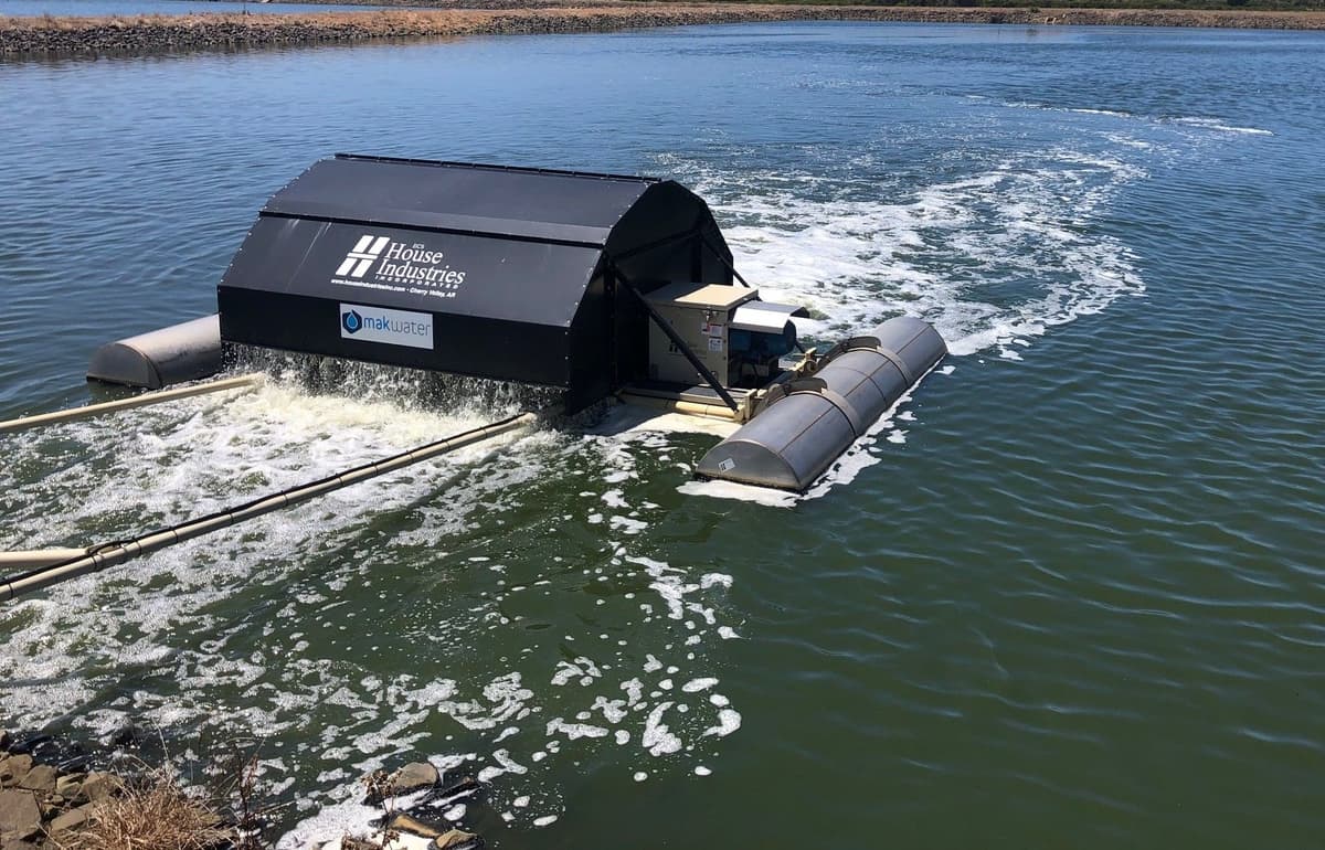 Lagoon Aeration for Municipal STP - MAK Water