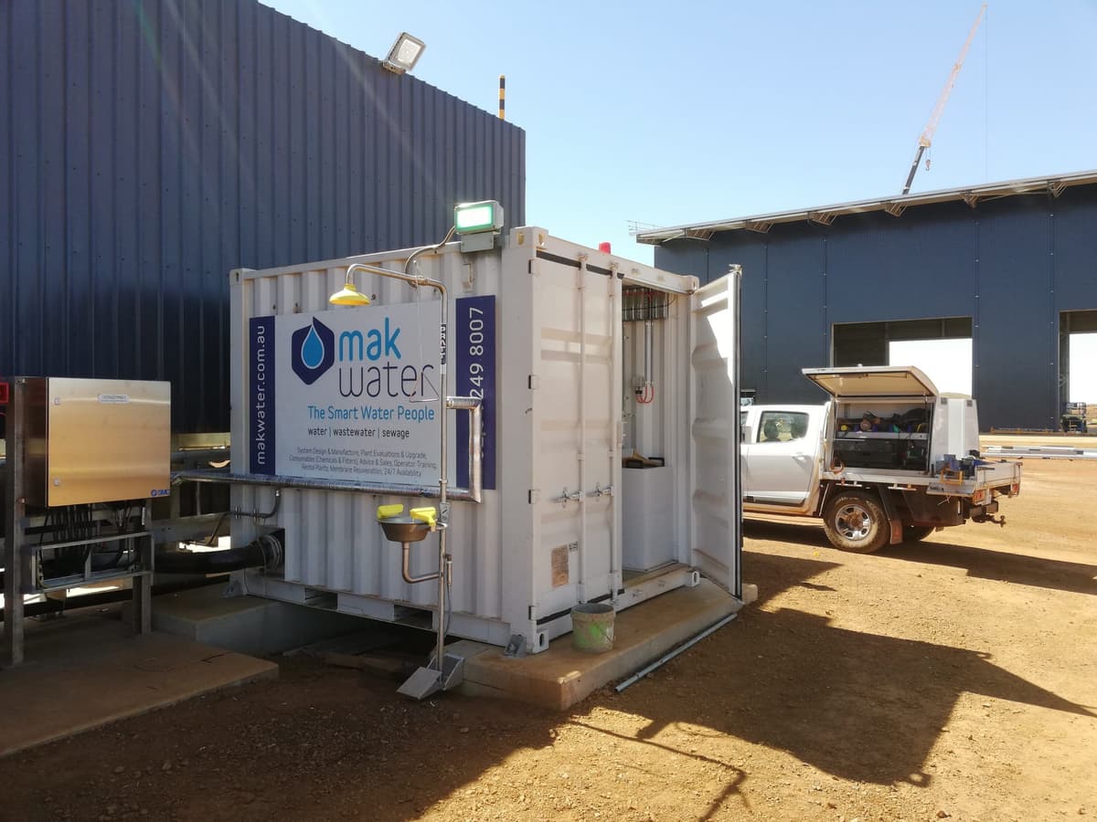 Wash Bay Wastewater for Lithium Mine - MAK Water