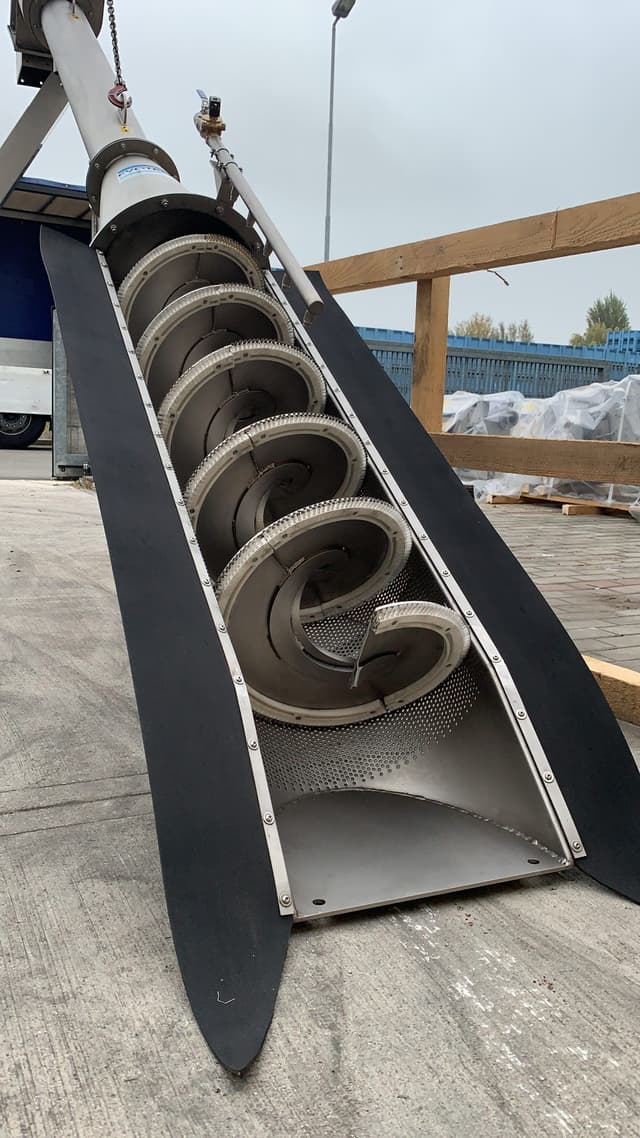Screw Screen for STP Inlet Works Upgrade - MAK Water